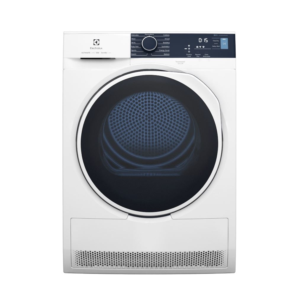 8kg UltimateCare 500 heat pump dryer - EDH804H5WB | Electrolux Singapore