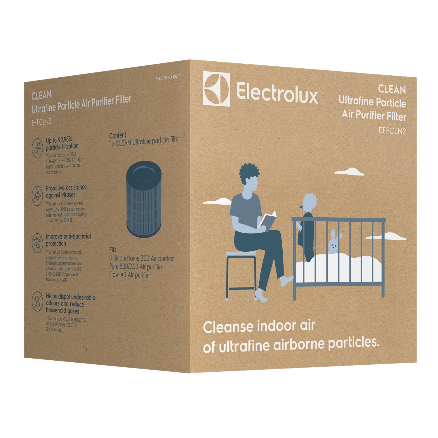 CLEAN Ultrafine Particle filters for Flow A3 air purifier - EFFCLN2 ...