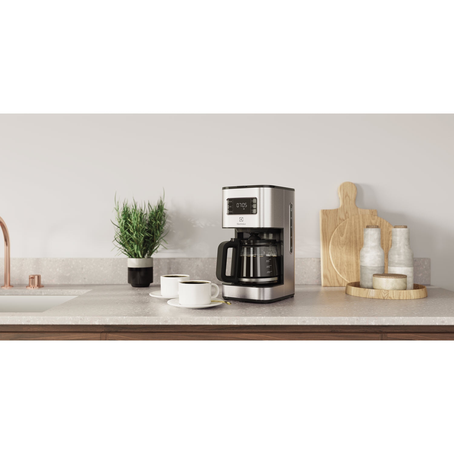 1.25L UltimateTaste 500 drip coffee maker - E5CM1-80ST | Electrolux ...