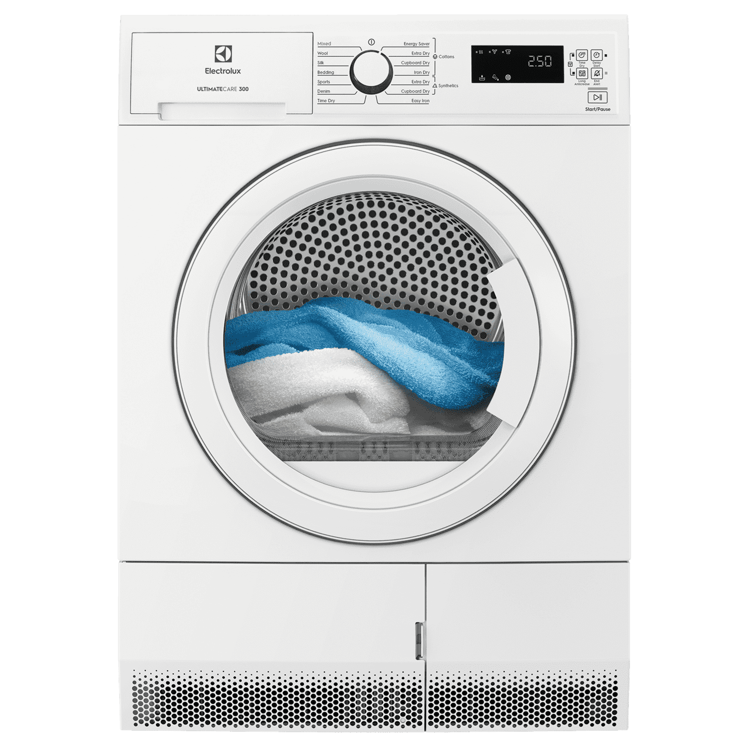 8kg UltimateCare 300 heat pump dryer - EDH804H3WB | Electrolux Singapore