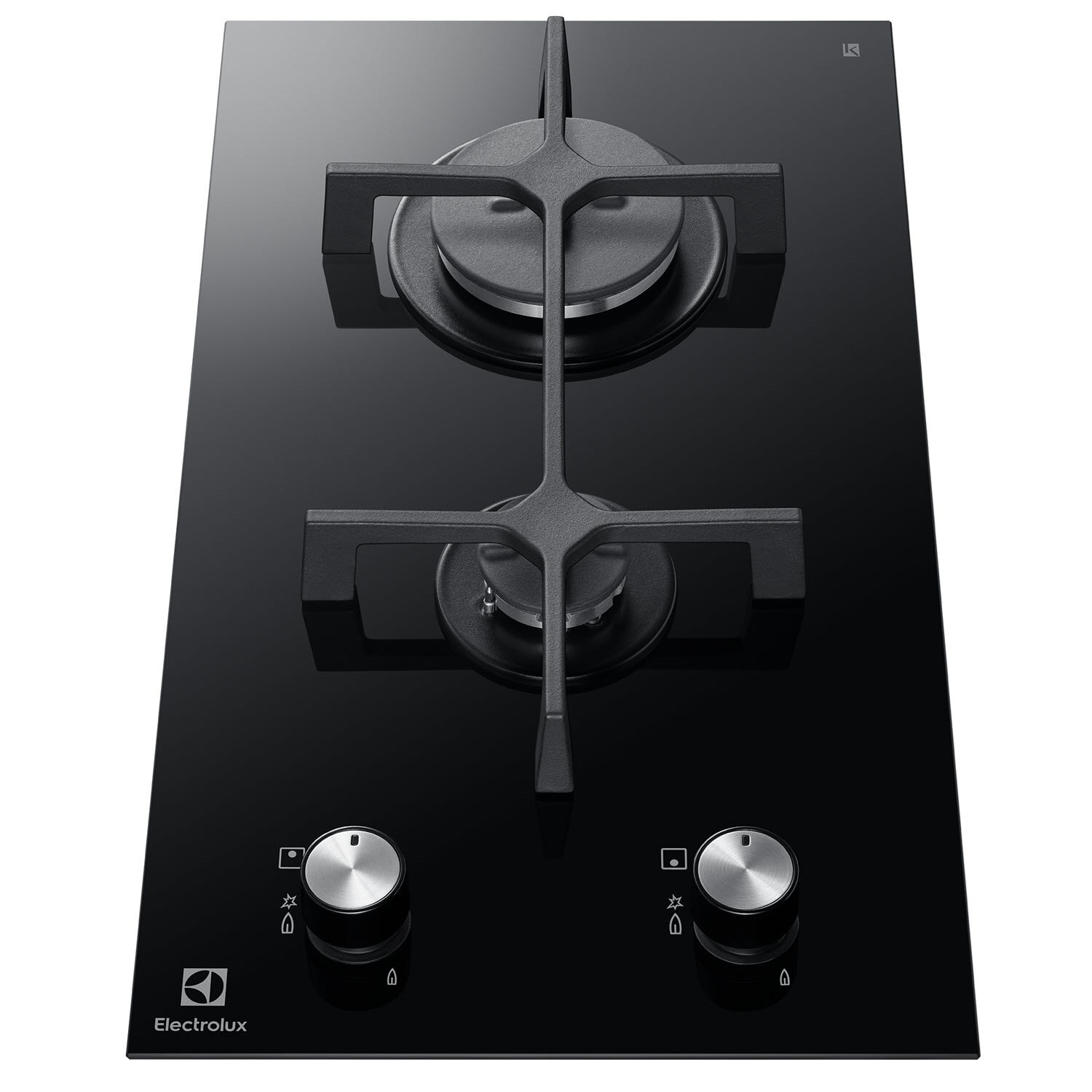 30cm 2-Burners Domino Gas Hob - EGC3320NOK | Electrolux Singapore