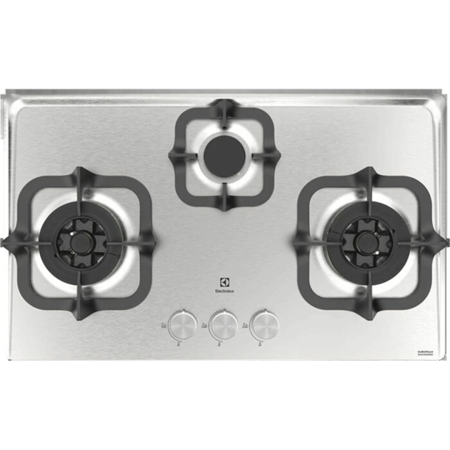 76cm Stainless Steel 3B PUB Gas Hob - EHG735SP | Electrolux Singapore