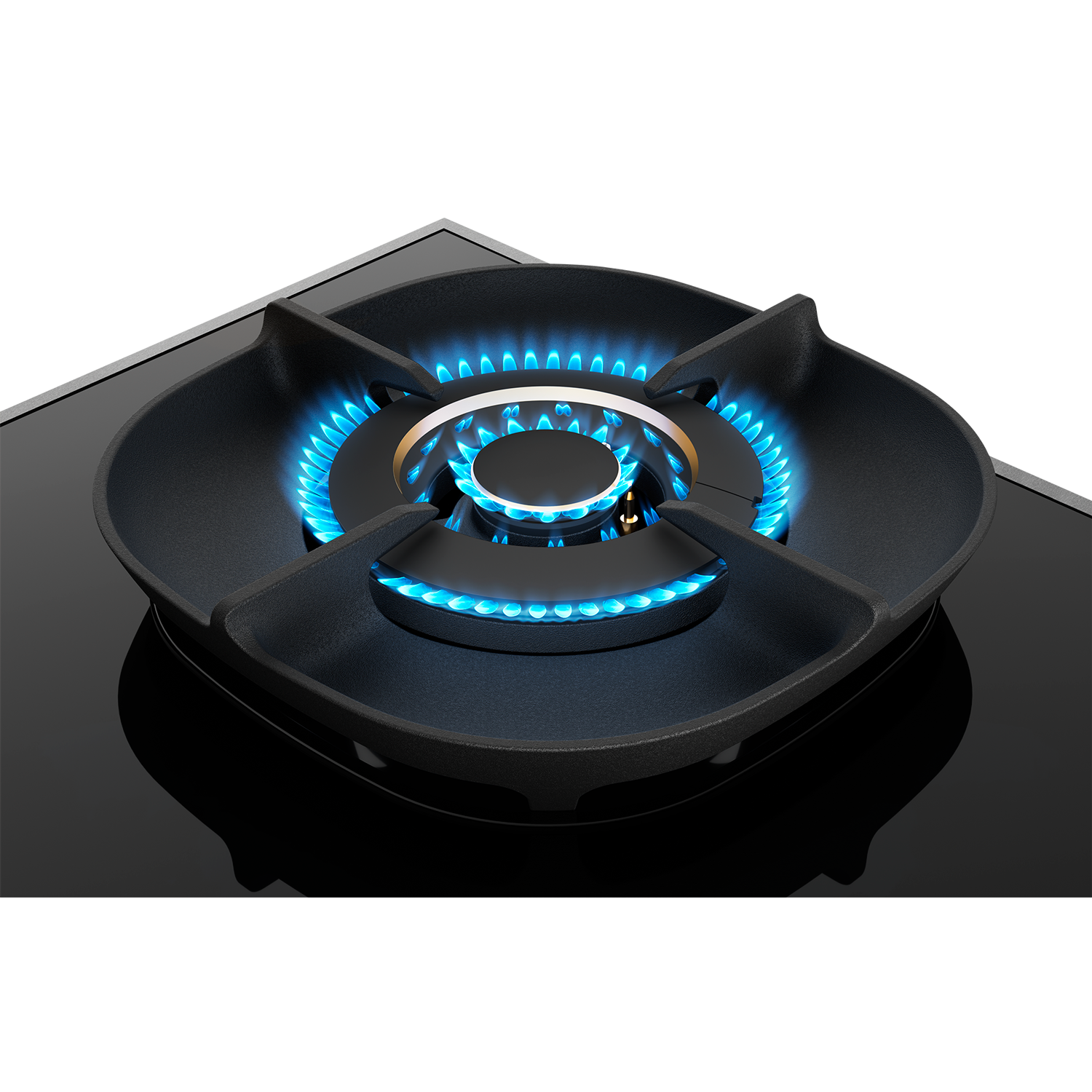 80cm UltimateTaste 500 built-in gas hob with 2 cooking zones (PUB ...