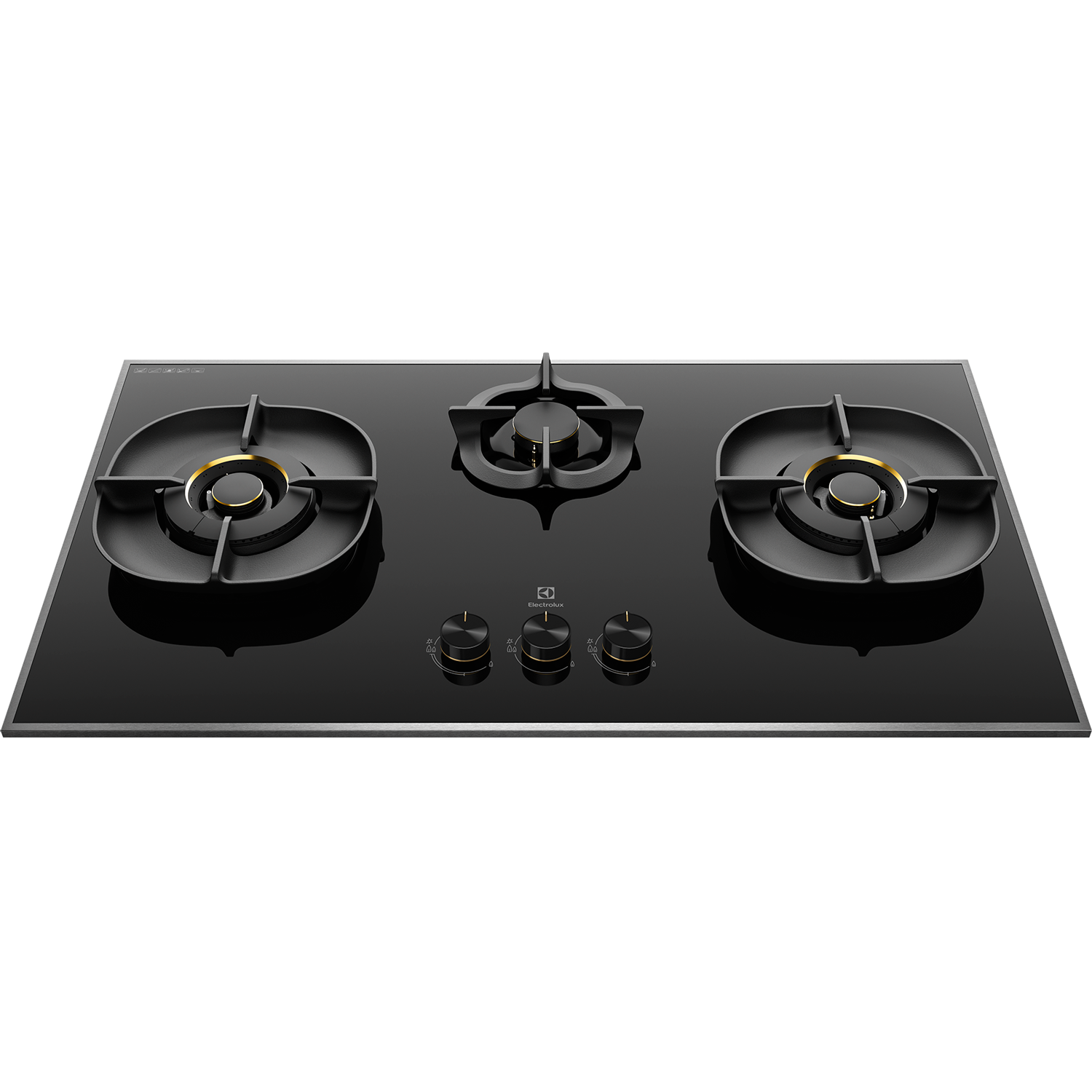 90cm UltimateTaste 500 built-in gas hob with 3 cooking zones (CYLINDER ...