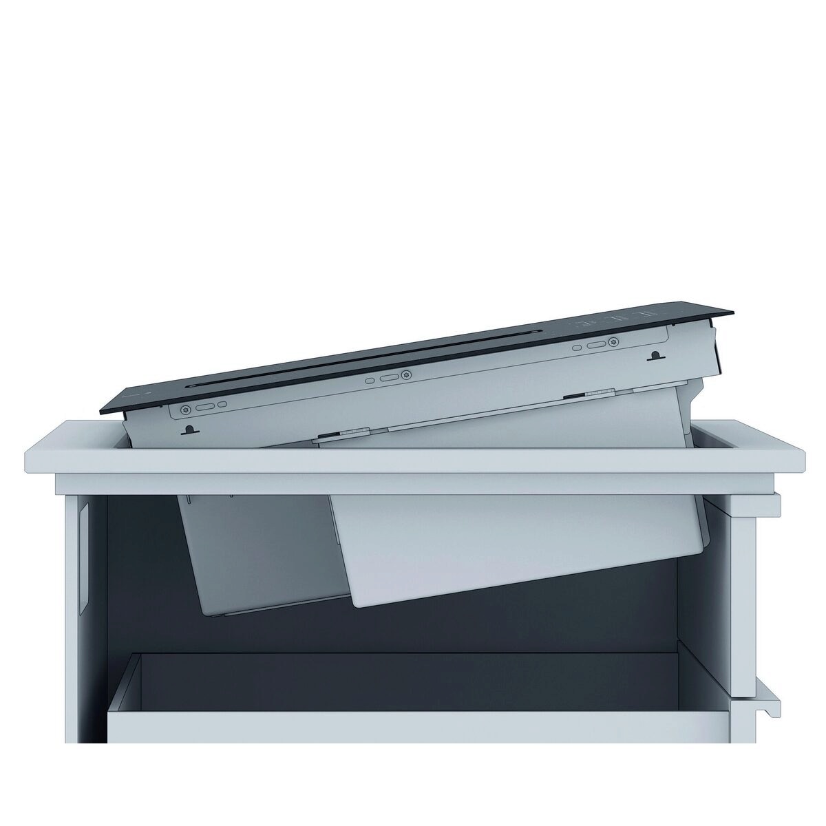 85cm UltimateTaste 900 venting induction hob with 4 cooking zones ...