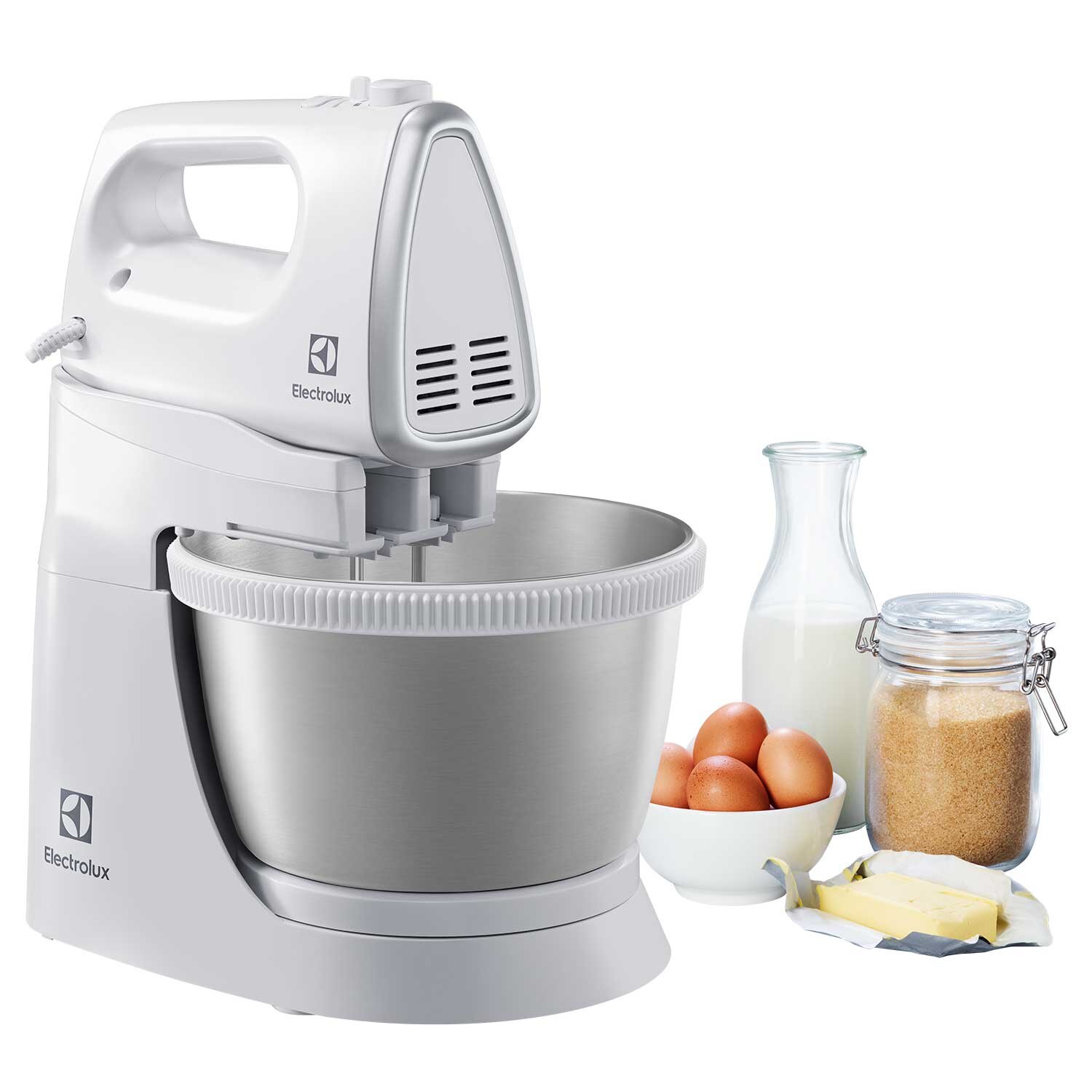 3.5L Stand & Hand Mixer - White Silver Paint | Electrolux Singapore