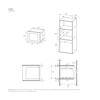 60cm UltimateTaste 700 built-in combination microwave oven with 25L ...