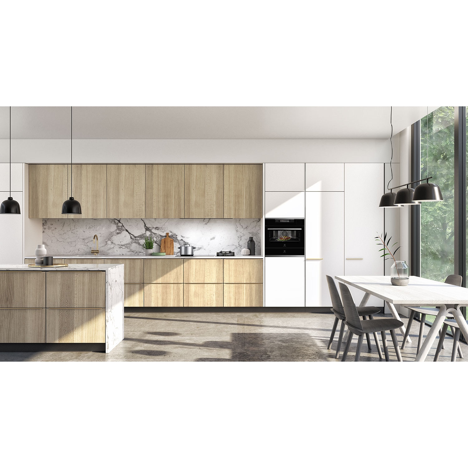 60cm UltimateTaste 900 built-in compact steam oven with 43L capacity - KVAAS21WX